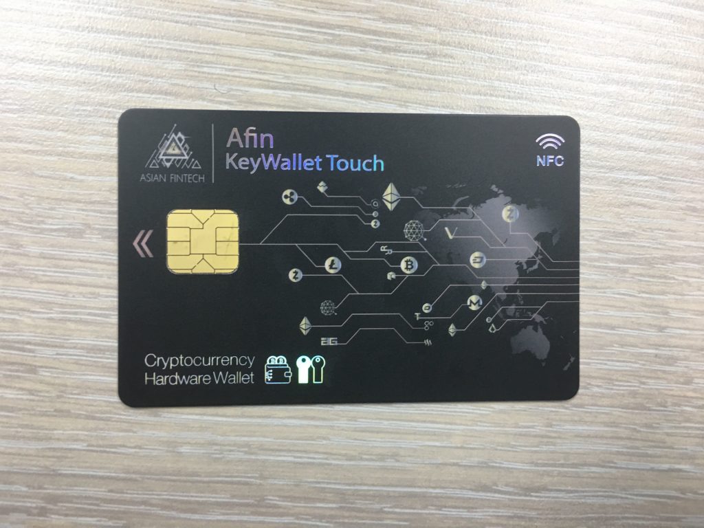 [รีวิว] Afin Keywallet การ์ดเก็บคริปโตแบบ Hardware ราคาย่อมเยาว์ที่ใช้ NFC เพื่อเชื่อมต่อกับมือ ...