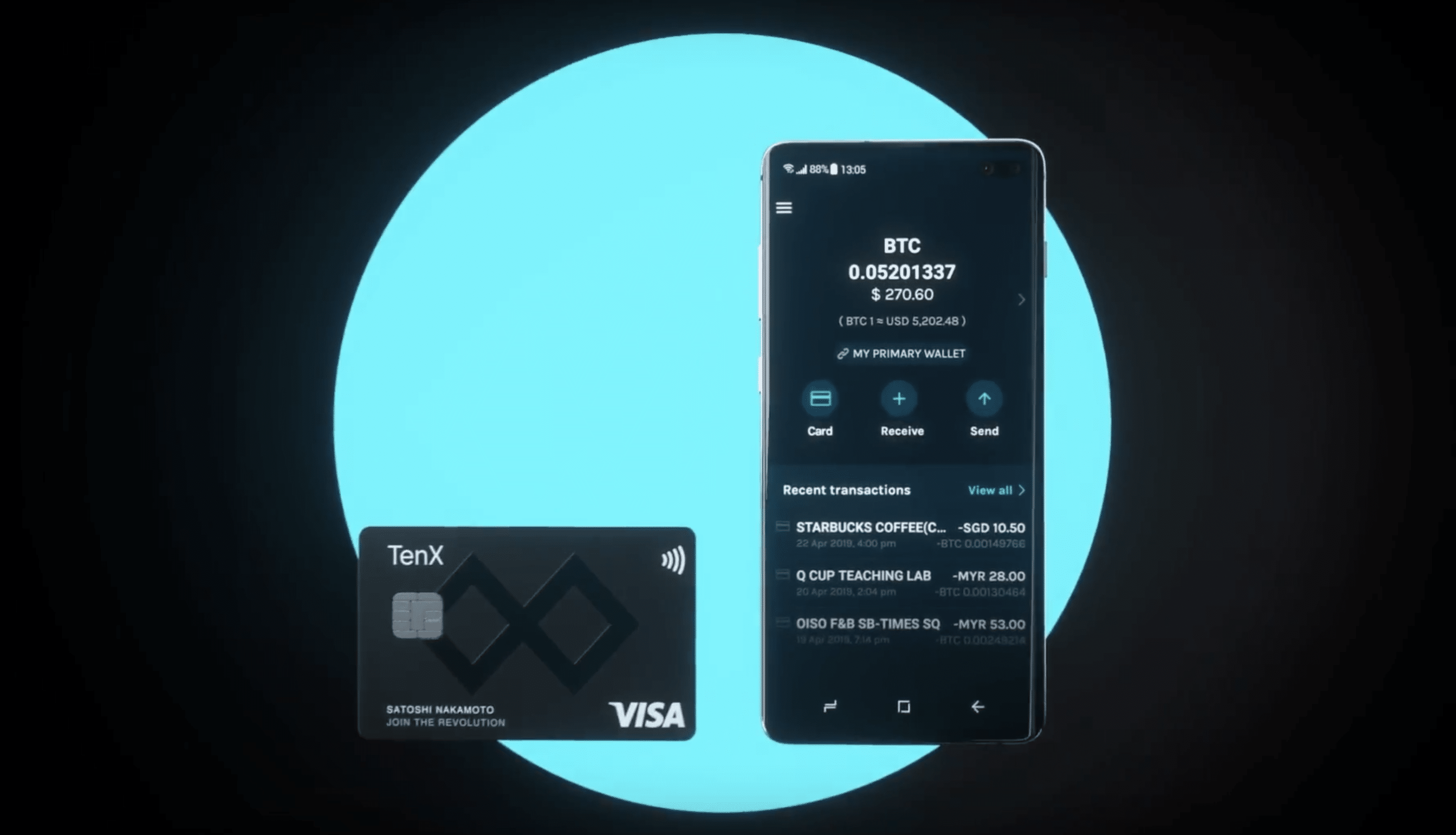 โอนเหรียญออกจาก Bx มาเข้าบัตร TenX ใช้จ่ายคริปโตได้จริง - Siam Blockchain