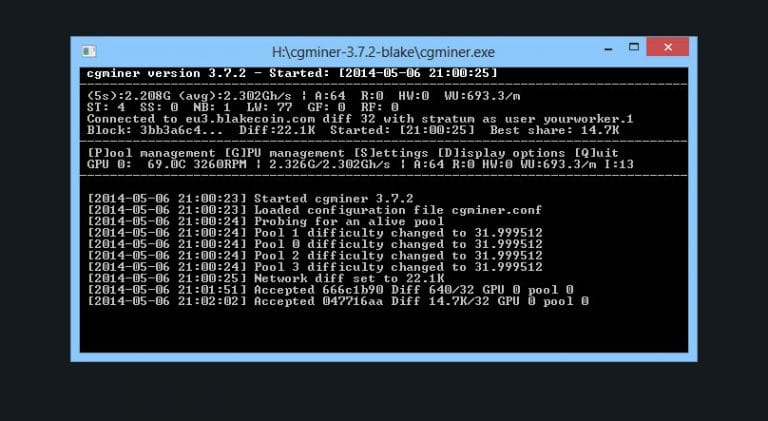 cgminer - Siam Blockchain