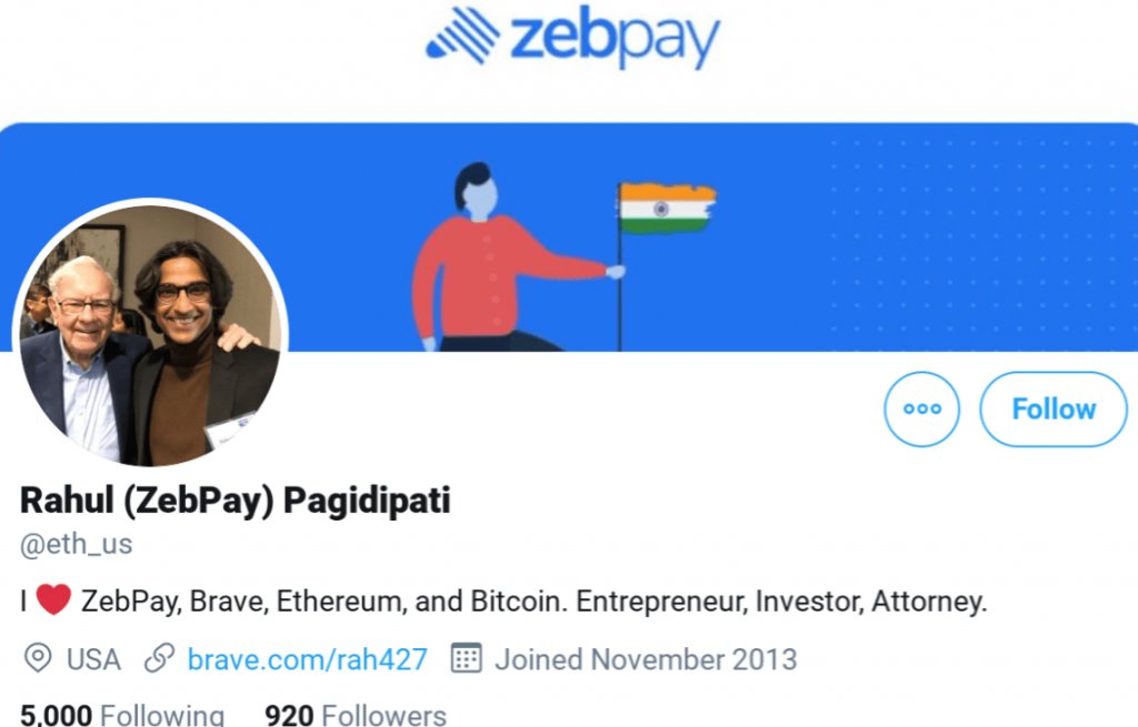 zebpay-profile - Siam Blockchain