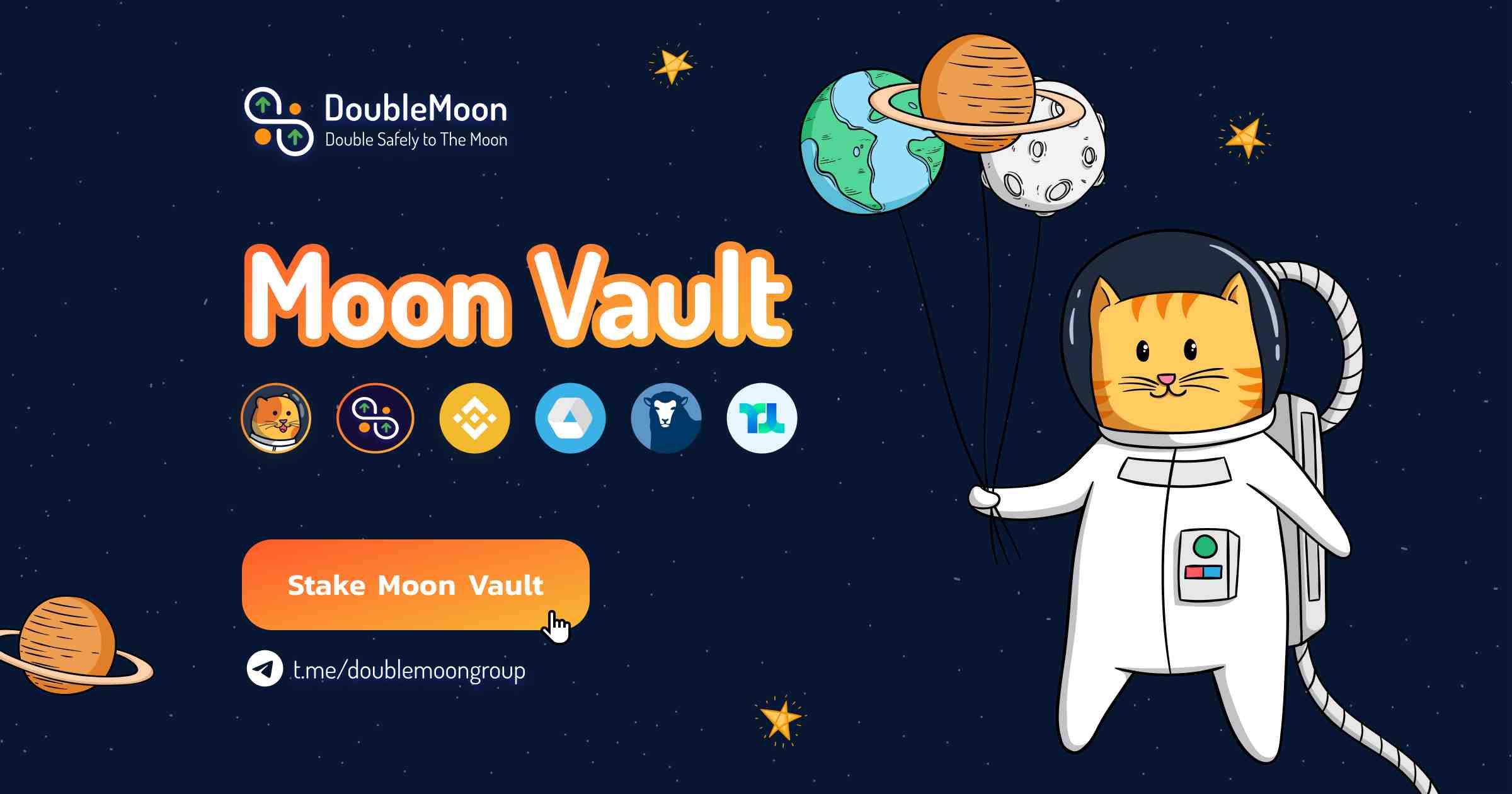 โปรเจค Defi ฝีมือนักพัฒนาไทย Double moon.finance เปิดตัวฟีเจอร์ใหม่ทำ ...