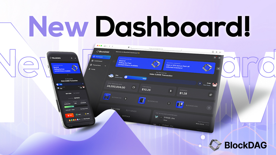 BlockDAG ผงาดด้วย dashboard ตัวใหม่พร้อมยอด presale ที่สูงทะลุ 34.7 ...