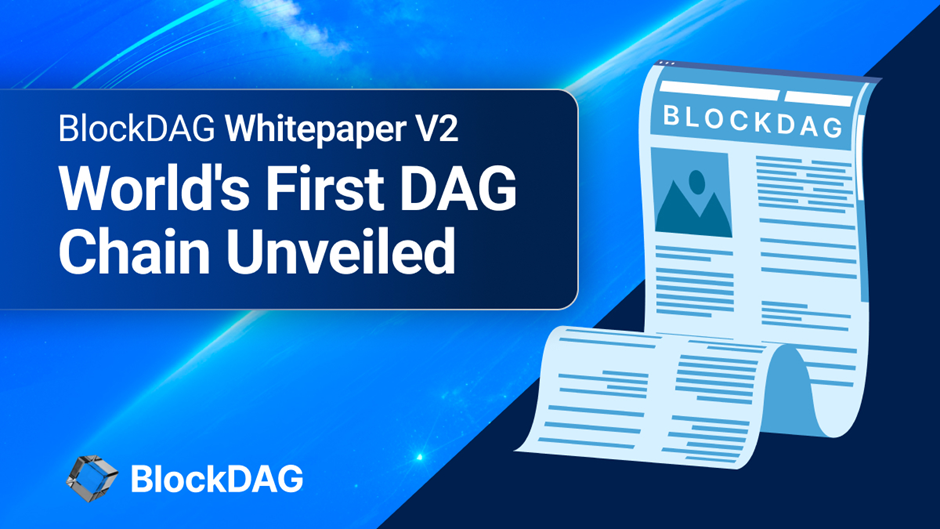 ผู้เชี่ยวชาญคาด เงินจะไหลเข้า BlockDAG วันละ 5 ล้านดอลลาร์หลังเปิดตัว Whitepaper ขณะที่ AGIX ...