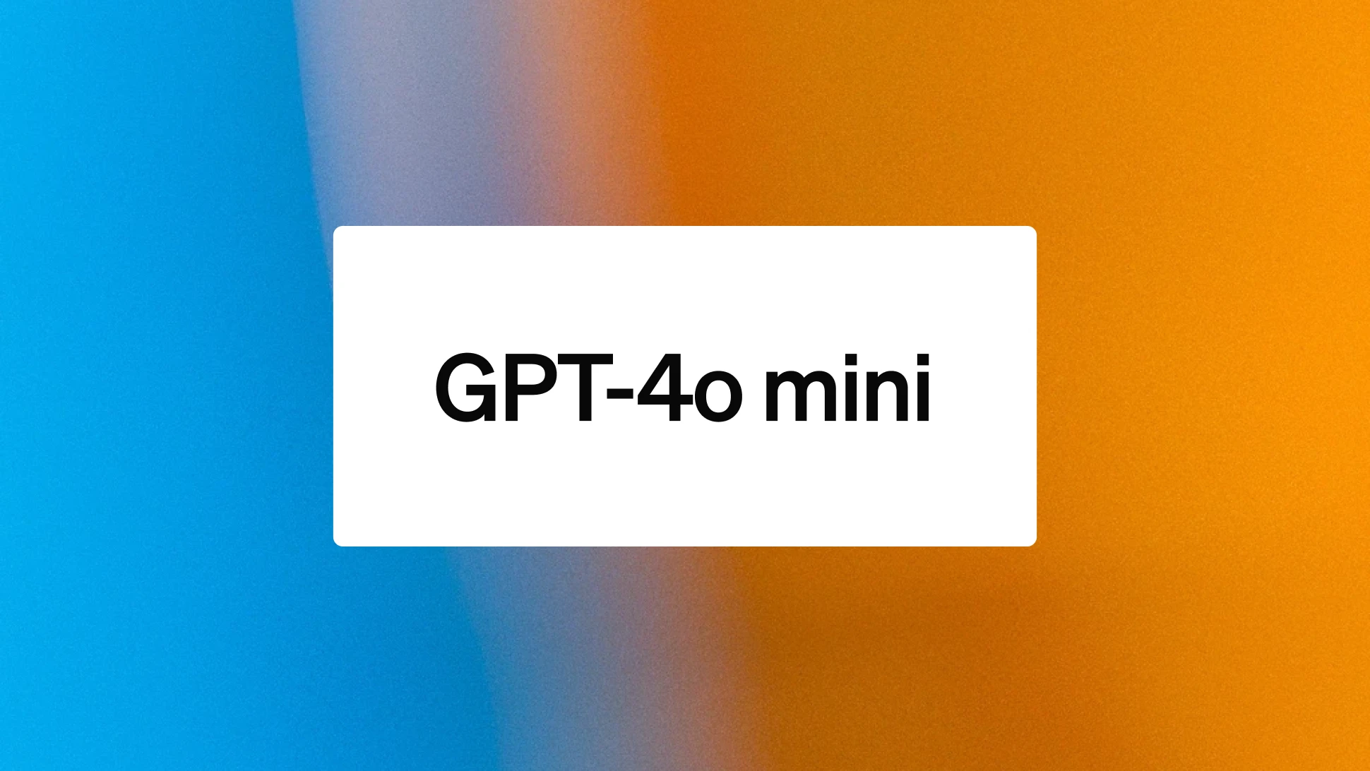 OpenAI เปิดตัว AI รุ่นจิ๋ว “GPT-4o Mini” ที่ประหยัดกว่า แต่เก่งกว่ารุ่นก่อนหน้า! - Siam Blockchain