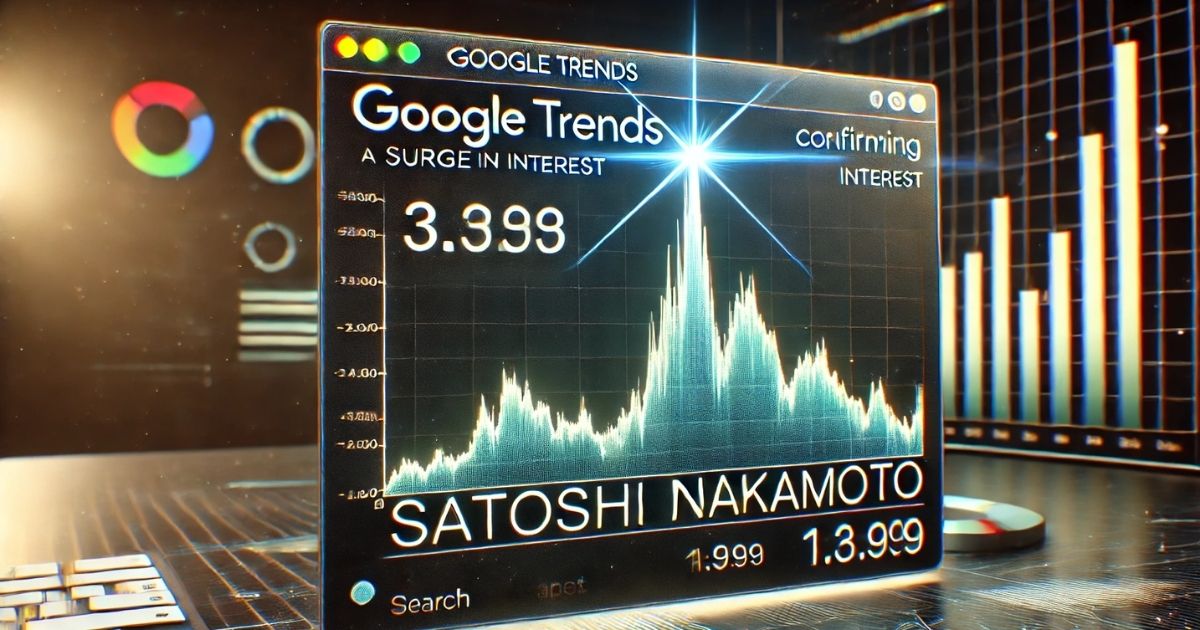 Google Trends ยืนยัน! ความสนใจ "Satoshi Nakamoto" พุ่งทะลุเพดานก่อน HBO ฉายสารคดี "Money ...