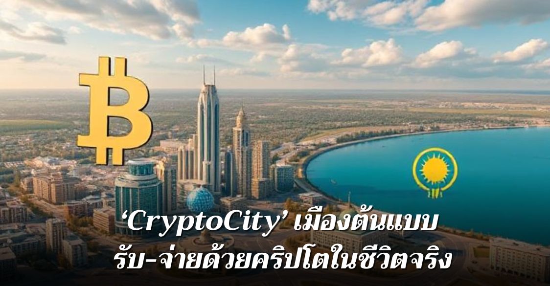คาซัคสถาน เปิดตัวโปรเจกต์ ‘CryptoCity’ เมืองต้นแบบ รับ-จ่ายด้วยคริปโตในชีวิตจริง - Siam Blockchain