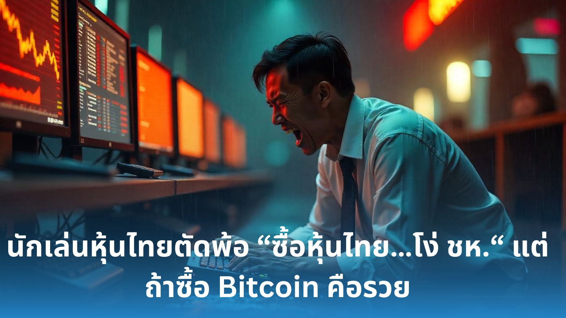 นักเล่นหุ้นไทยตัดพ้อ “ซื้อหุ้นไทย…โง่ ชห.“ แต่ถ้าซื้อ Bitcoin คือรวย - Siam Blockchain