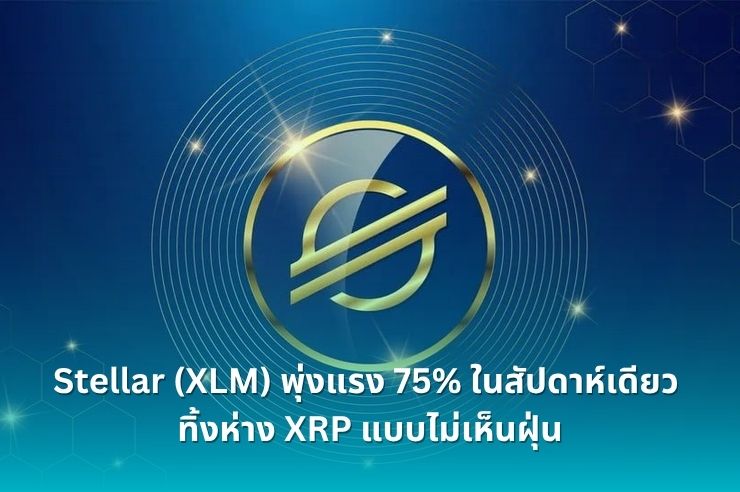 Stellar (XLM) พุ่งแรง 75% ในสัปดาห์เดียว ทิ้งห่าง XRP แบบไม่เห็นฝุ่น - Siam Blockchain