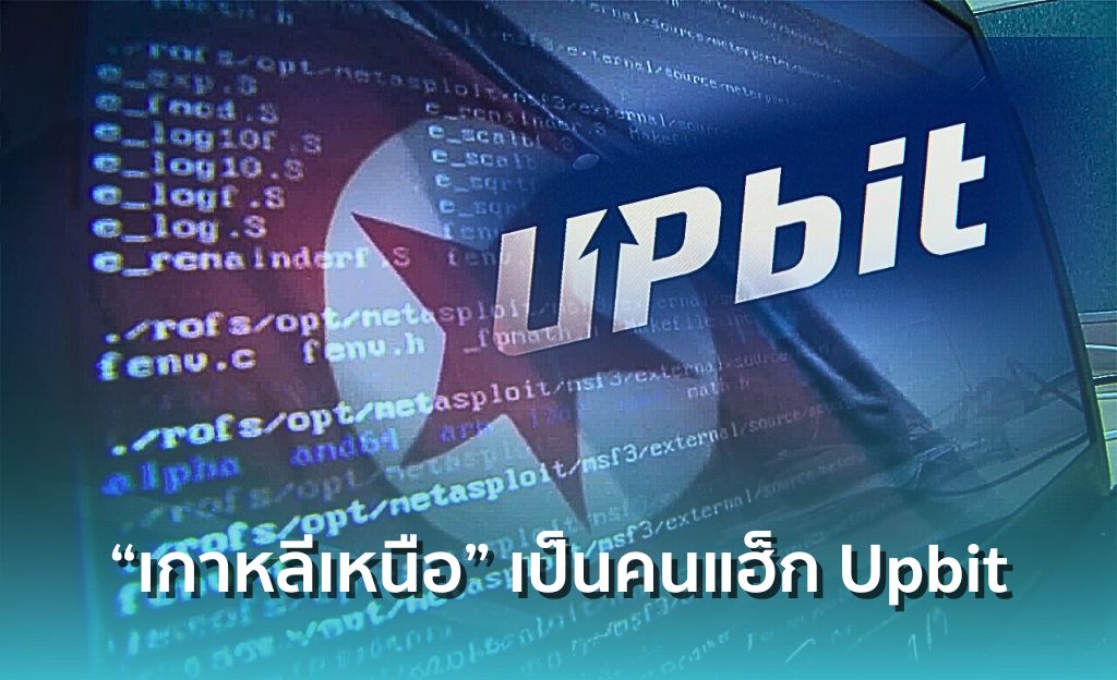 กรุงโซลชี้เป้า! "เกาหลีเหนือ" อยู่เบื้องหลังเหตุการณ์แฮ็ก Upbit สูญคริปโตฯ กว่า 1,000 ล้านบาท ...