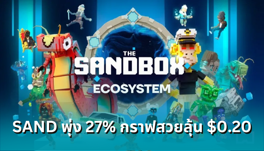 สวนกระแส! The Sandbox (SAND) พุ่ง 27% ในวีคเดียว กราฟสวยลุ้นทะลุ $0.20 ...