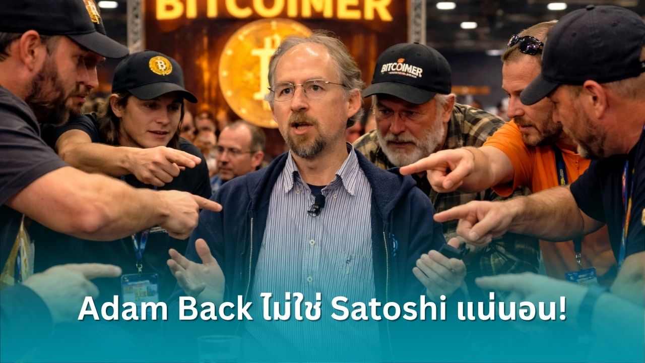Adam Back ถือหุ้น Nakamoto 9 ล้านหุ้น ชาว Bitcoiner ฟันธง "ไม่ใช่ ...