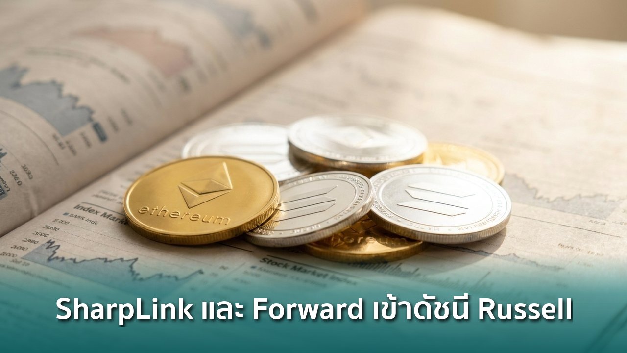 SharpLink และ Forward Industries เตรียมเข้าดัชนี Russell 2000 และ 3000 ...
